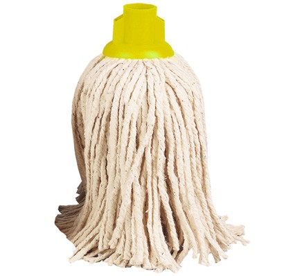 MOP HEAD PLASTIC SOCKET YELLOW 12PY [HWE295] - per EACH - Instock Group