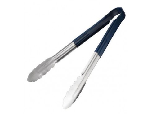 TONGS COLOUR CODED BLUE 31CM [GKS1052] - per EACH - Instock Group