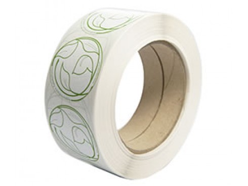 STICKER COMPOSTABLE ROUND 45MM [XDS3662] - per 1000 - Instock Group
