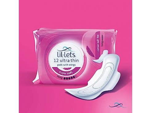 LIL-LETS PAD ULTRA THIN LONG SOFT PADS 12 [XHS13033] - per 24 - Instock ...