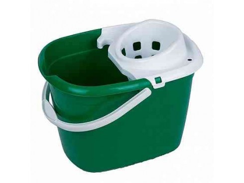 BUCKET MOP AND WRINGER GREEN 12 LITRE [XJW7389] - per EACH - Instock Group